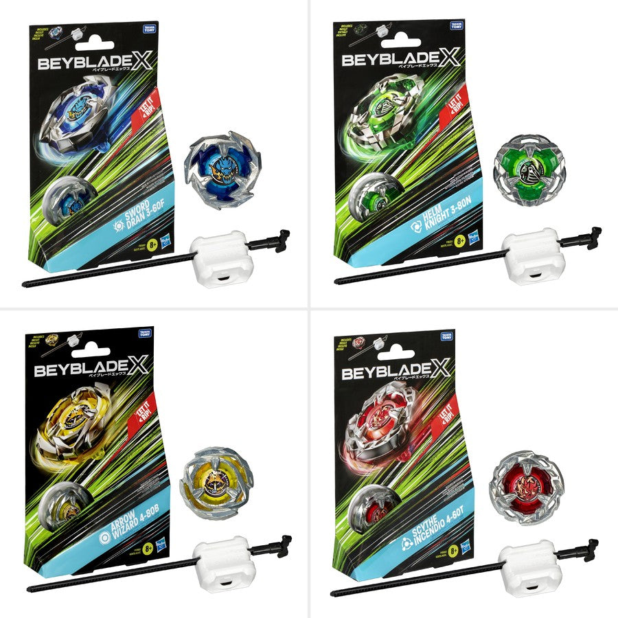 Beyblade: X: Starter Pack - Scythe Incendio 4-60T – Knucklebones Games ...