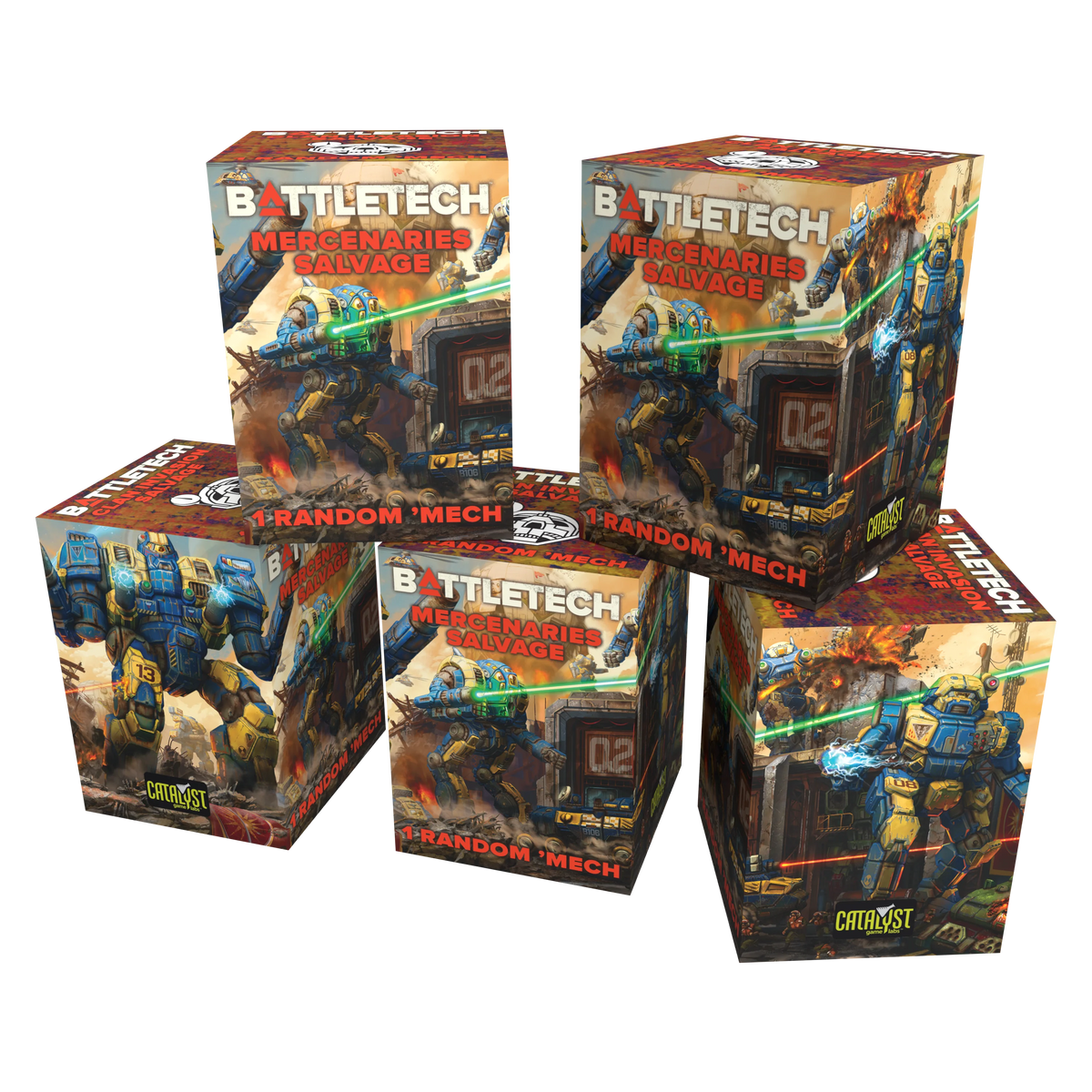 BattleTech Salvage Box - Mercenaries (individual) – Knucklebones Games ...