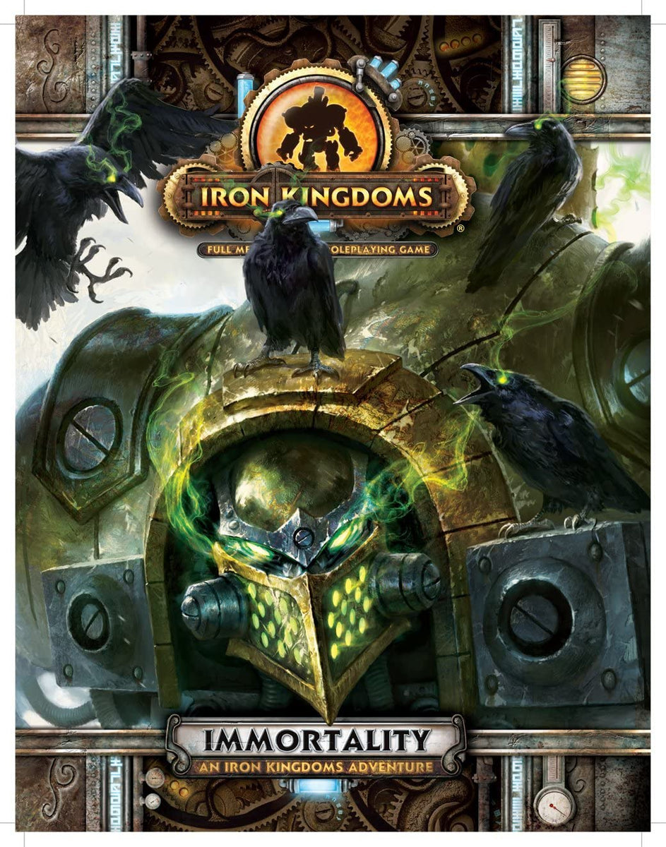 Iron Kingdoms RPG: Adventure Path- Immortality – Knucklebones Games & Hobby