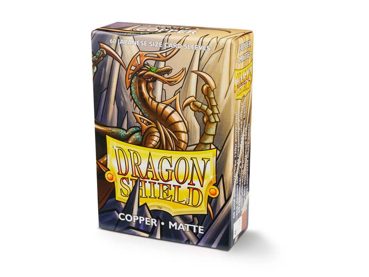Dragon Shields: (60) Matte Copper Japanese Sleeves – Knucklebones Games ...
